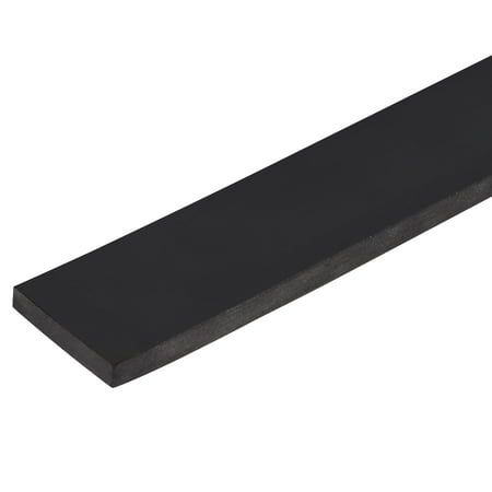 Uxcell EPDM Rubber Sheet Black 2'' Length 36'' Width 0.4'' Thick 60A ...