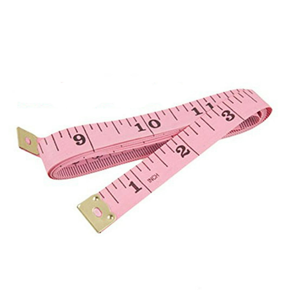 Unique Bargains 1.5M 60" Long Pink Plastic Tape Measure Tailor Sewing ...