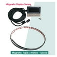 2 Axis Digit Display DRO Magnetic Sensor Magnetic Tape Displacement Readout Scale CNC Lathe ...