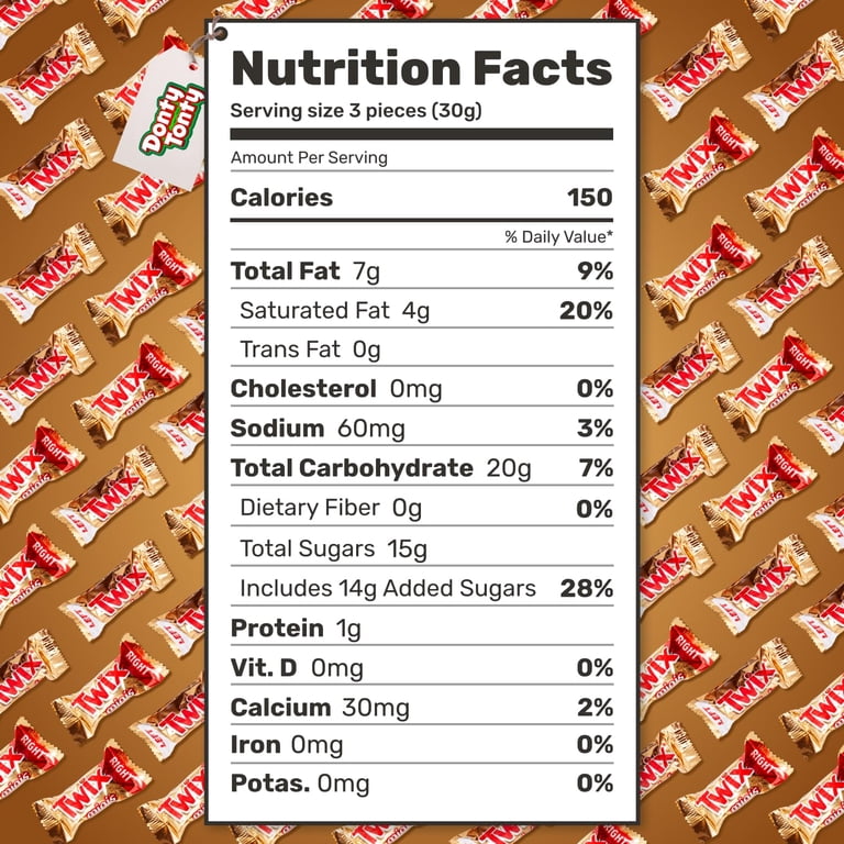 Twix Candy Bar Nutrition Label Happy Life, Healthy Life: Deceiving
