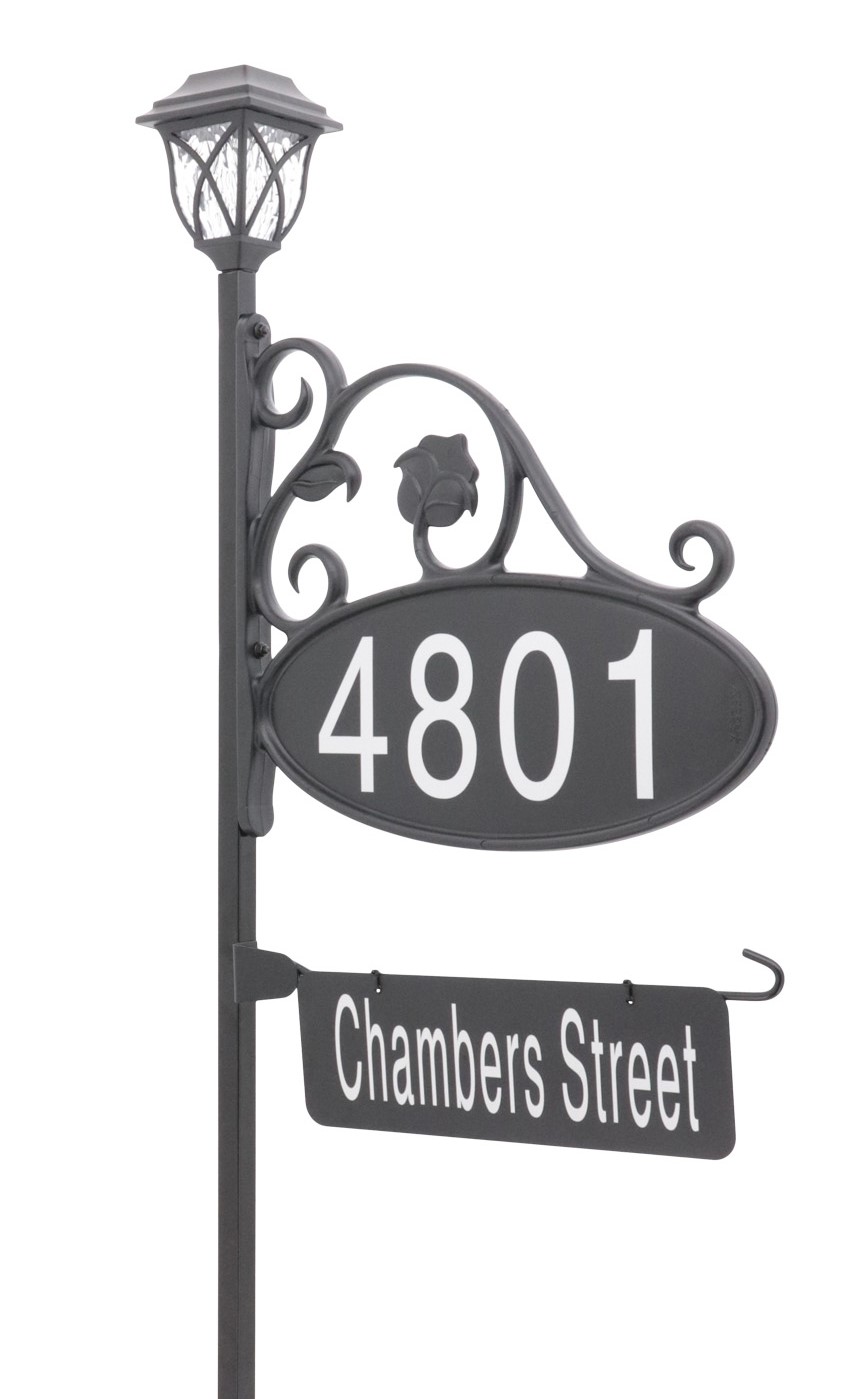 Address America USA Handcrafted, Double-Sided Park Place Reflective ...