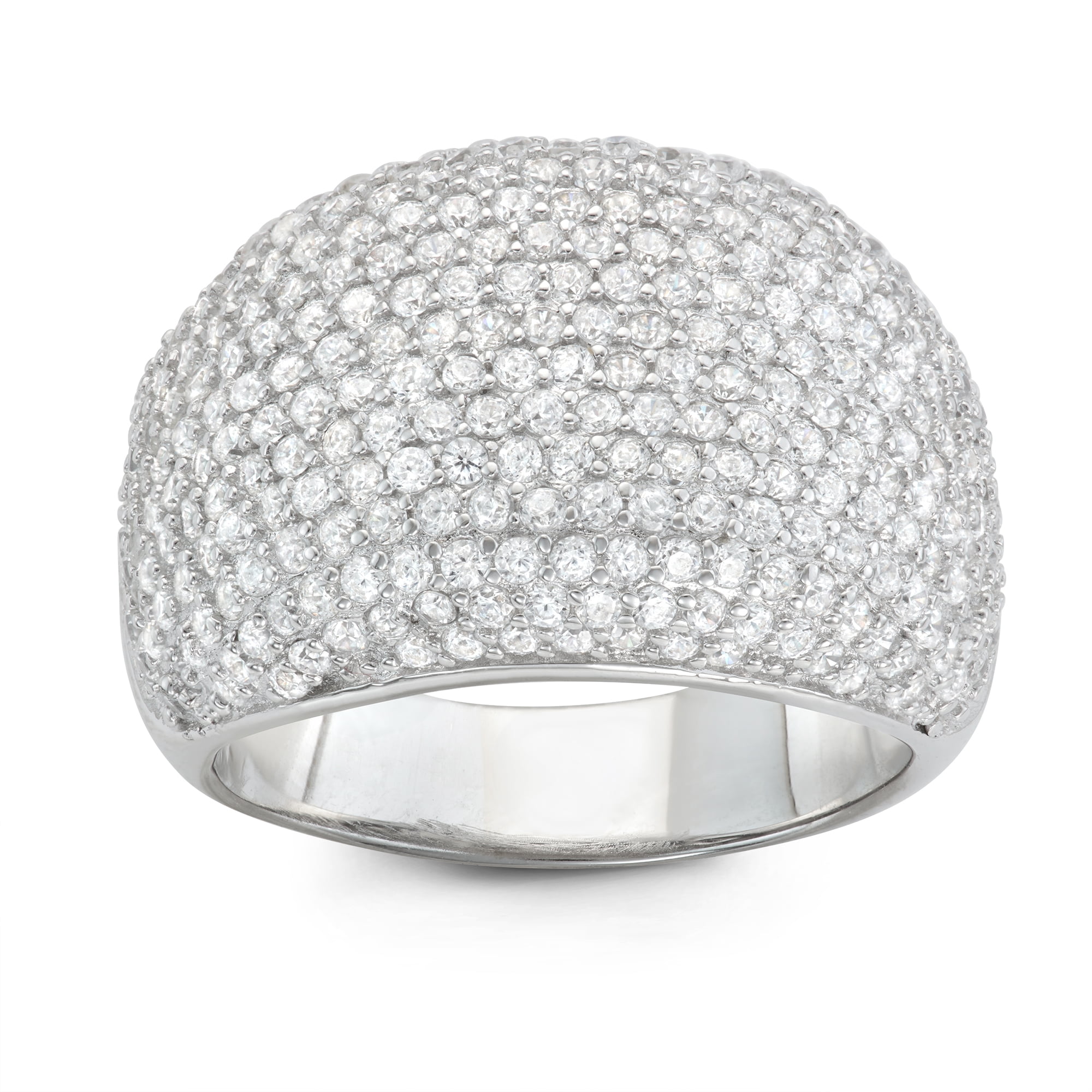 Sterling silver cz dome ring - Walmart.com