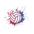 CafePress - Awesome Volleyball Design With A SPLASH - 15 oz Ceramic ...