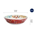 Bico Red Spring Bird Ceramic 13 inch Serving Bowl, Microwave ...