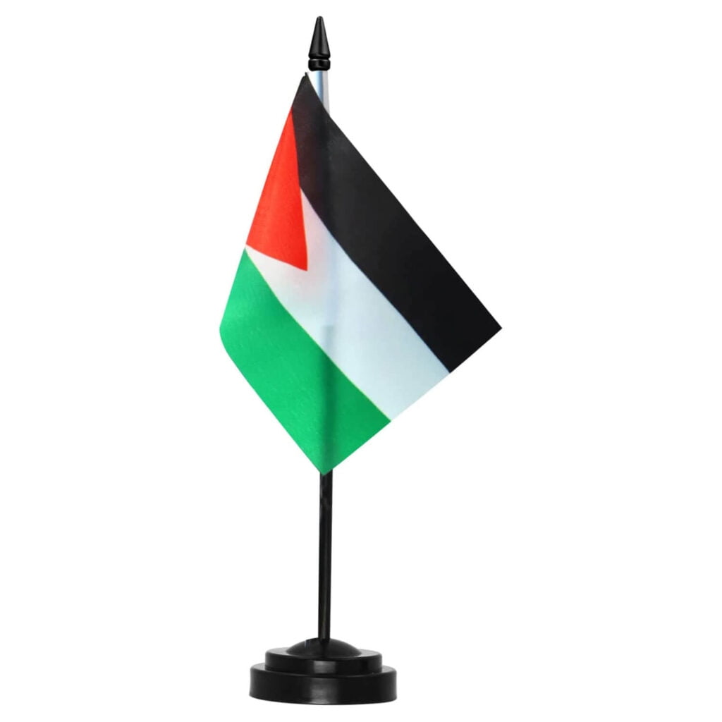Click here for Anley Palestine Deluxe Desk Flag Set - 6 X 4 Inch... prices