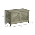 Farmhouse Storage Bench 30", Lift Top Chest, Wooden Trunk, Entryway ...