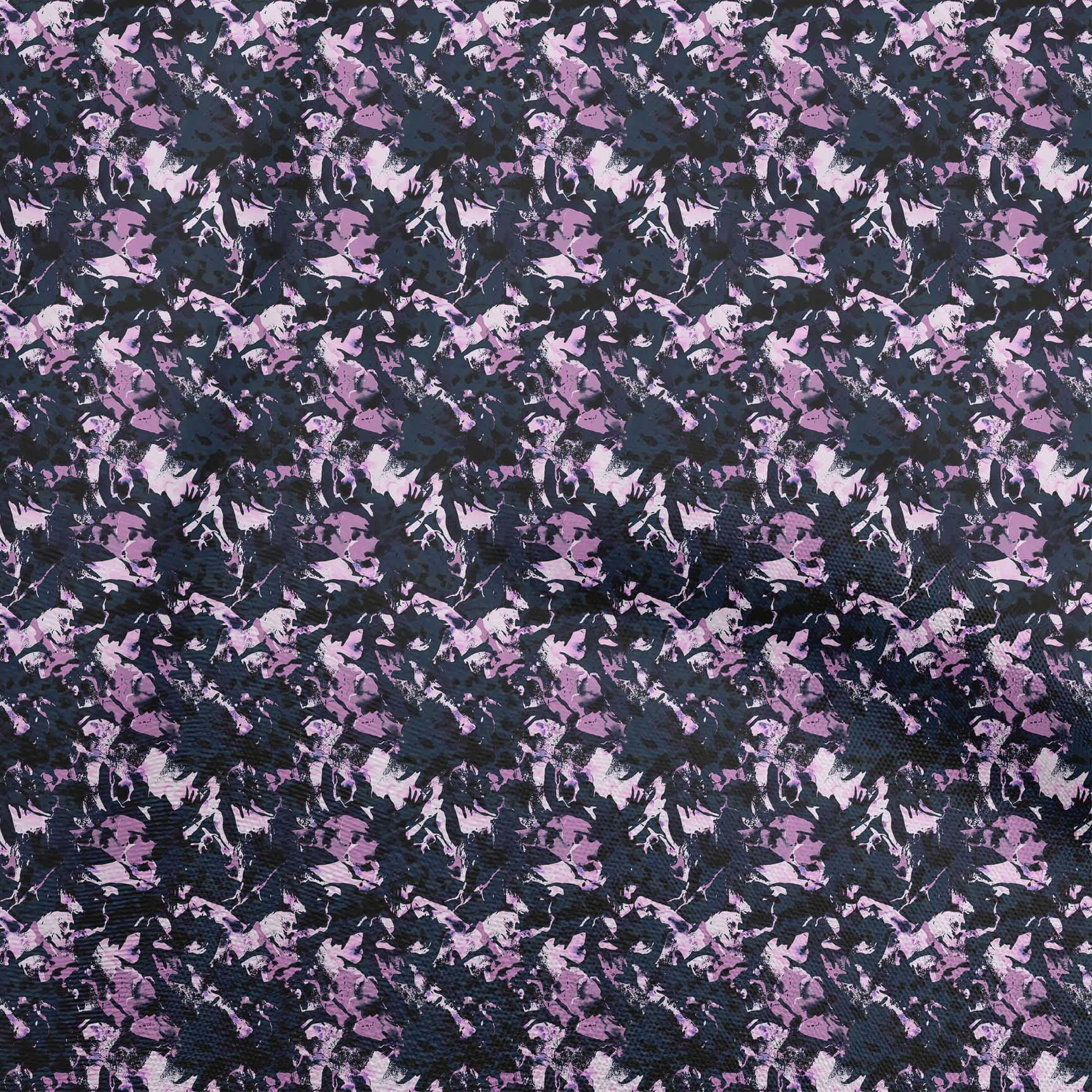 oneOone Velvet Purple Fabric Abstract Sewing Craft Projects Fabric ...