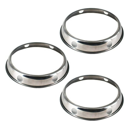 3X Universal Wok Pan Support Rack Stand Wok Ring/ Round Bottom Wok Rack ...