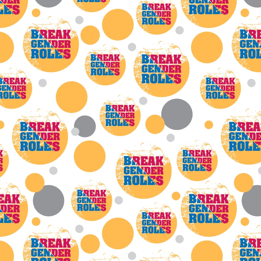 Break Gender Roles Premium Gift Wrap Wrapping Paper Roll - Walmart.com