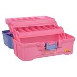 Plano Two Tray Fishing Tackle Box - Model: 6202-92 - Pink/Periwinkle ...