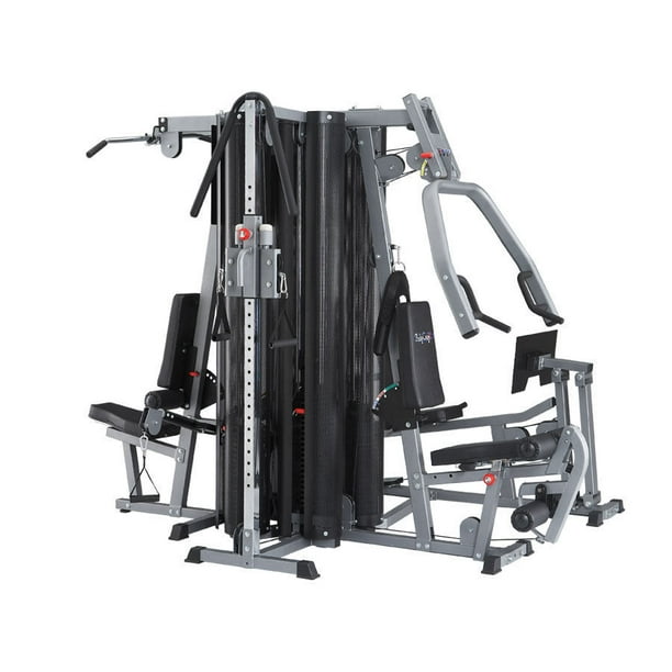 BodyCraft X4 Four Stack System, Cable Column, Leg Press - Walmart.com ...