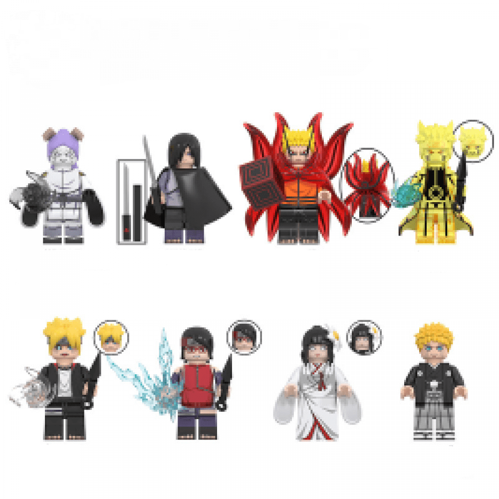 Click here for 8 Pc Anime Ninja Mini Building Blocks Toy Compatib... prices