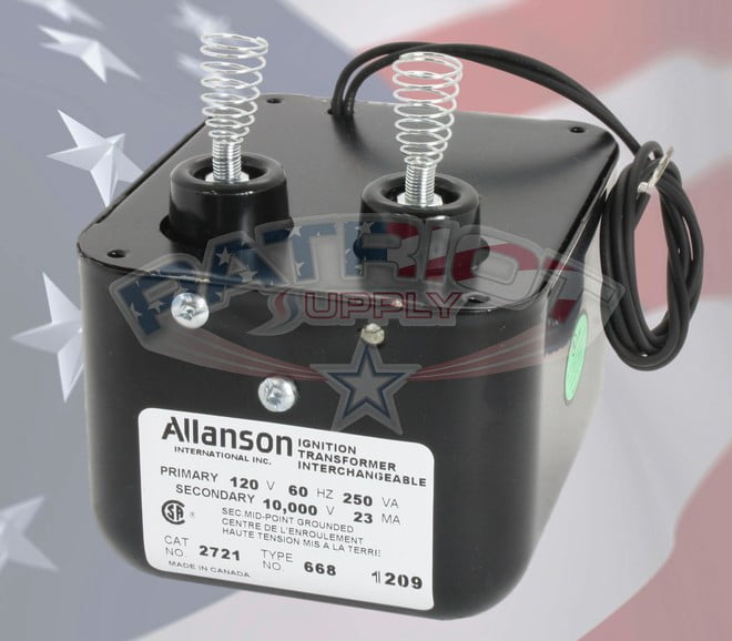 Allanson 2721-668 120V 10,000V Secondary Ignition Transformer For Wayne ...
