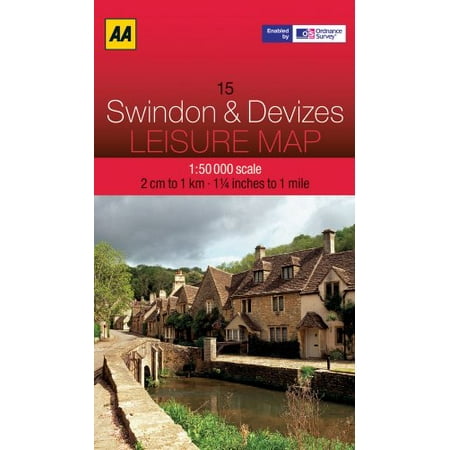 Leisure Map Swindon & Devizes (Aa Leisure Guide) AA Publishing | Walmart Canada