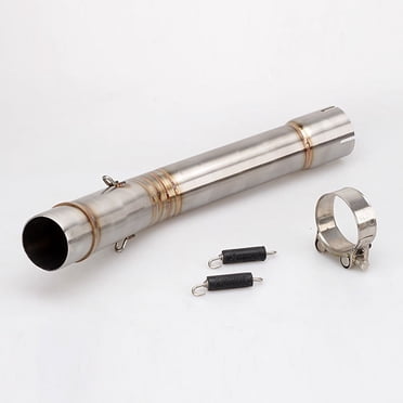 Motorcycle Exhaust Pipe System Middle Link Pipe Stainless Steel Front ...