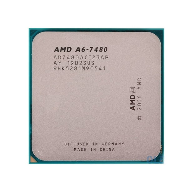 CPU AMD APU A6-7480 de 3,5 GHz, 2 núcleos, 2 hilos, 28 nm y 65 W ...