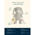 Modern Moments by Gerber Baby Boy or Girl Plush Sensory Activity Toy, Off-White Bunny - Walmart.com