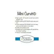 Sew Kind Of Wonderful QCR Ruler Mini Curvit Set - Walmart.com