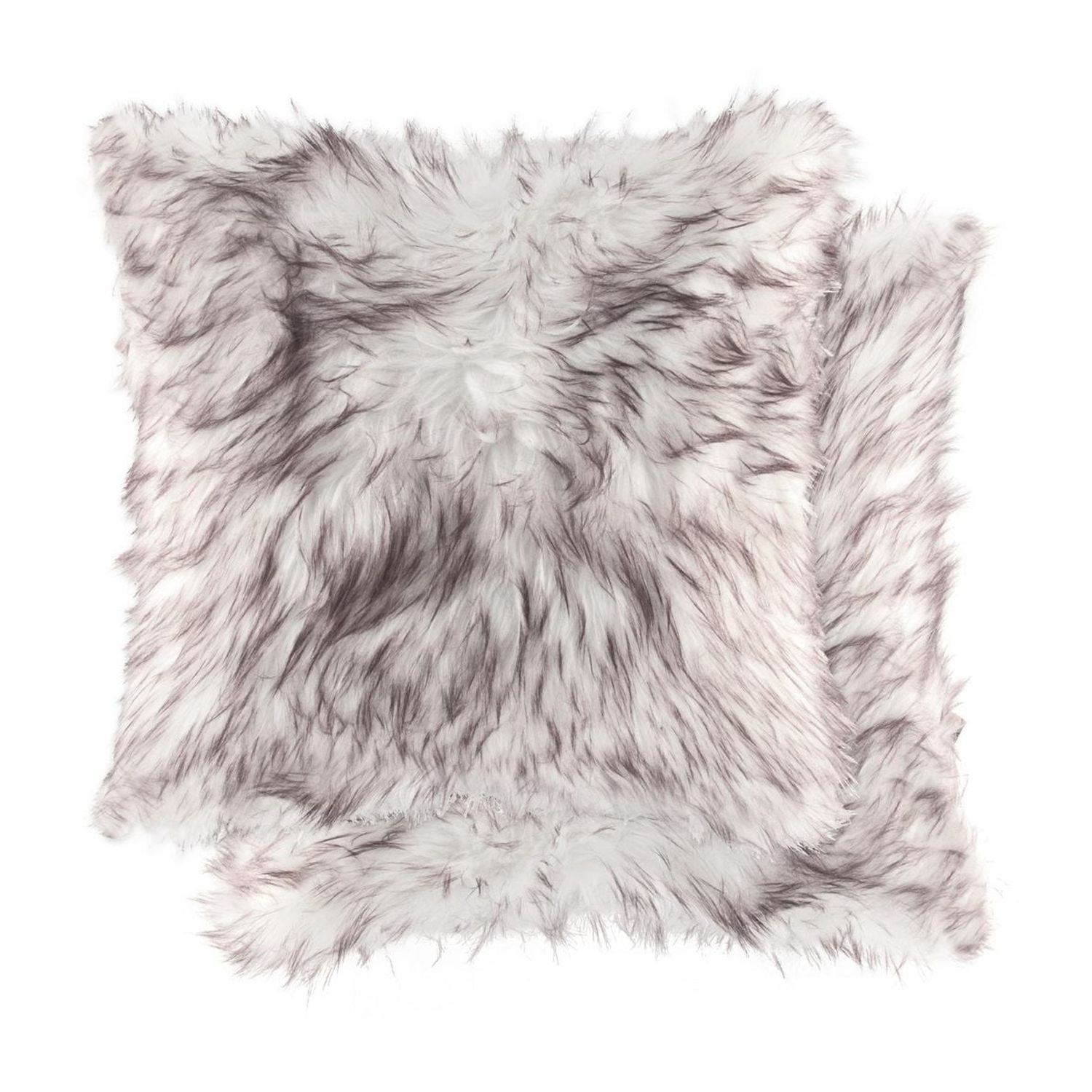 Click here for H-Luxe Faux Fur Belton Faux Fur Pillow 18X18 2-Pac... prices