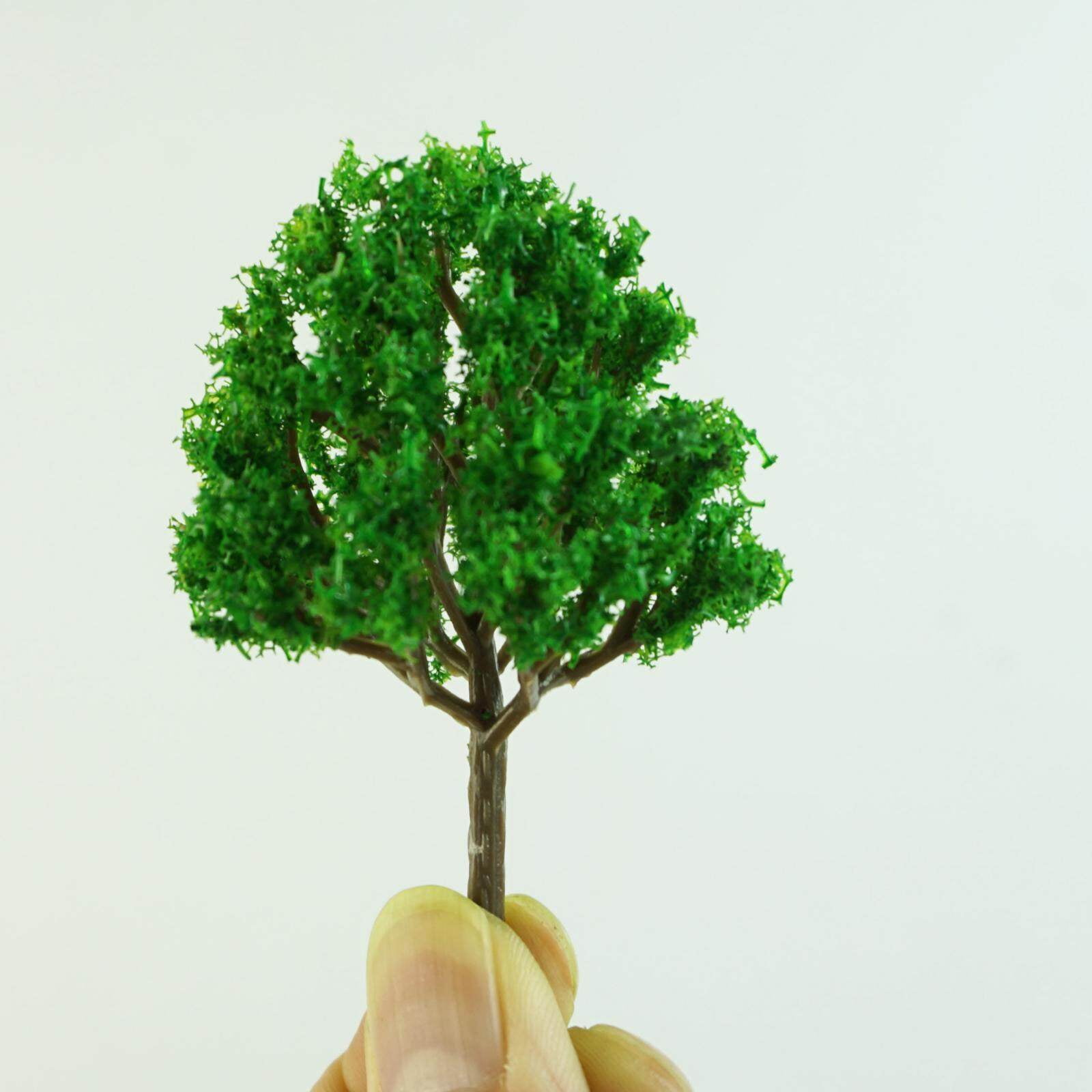 tredstone 20pcs Plastic Model Trees HO OO Scale Railroad Scene Wargame ...