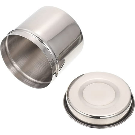 Stainless Steel Ointment Jar Container with Lid Medical Cotton Balls ...