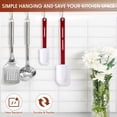 4 High Temp Silicone Spatulas Heat Resistant Rubber Spatulamercial ...