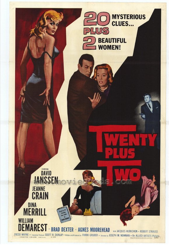 Twenty Plus Two - movie POSTER (Style A) (11" x 17") (1961) - Walmart.com