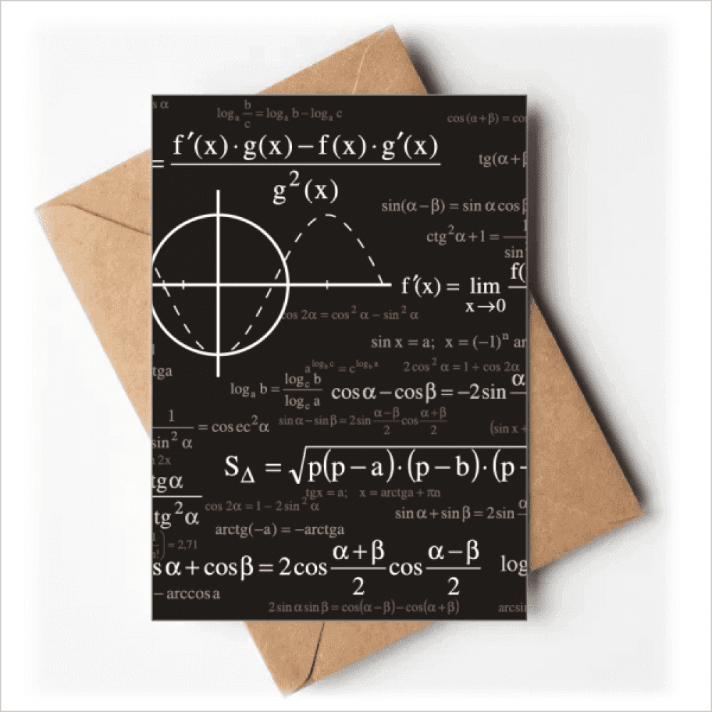Curve Graphs Mathematical Formula Calculations Greeting Cards You are ...