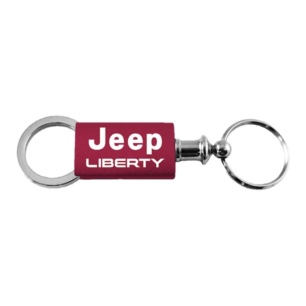 Jeep Liberty Anodized Aluminum Valet Key Fob (Burgundy) - Walmart.com