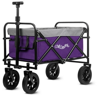 REDCAMP Extra Large Collapsible Wagon with Big Wheels, 226L Heavy Duty ...