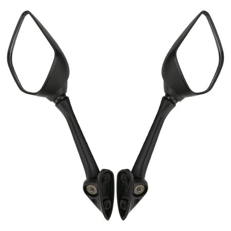 Handlebar Mirrors, Shockproof ABS Glass Cool Motorcycle Mirrors For T ...