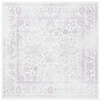 SAFAVIEH Adirondack Wyatt Traditional Distressed Area Rug, Ivory ...
