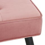 WestinTrends Velvet Tufted Bedroom Bench for Living Room & Entryway ...
