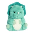 Aurora - Mini Blue Rolly Pet - 5" Teya Triceratops - Round Stuffed ...