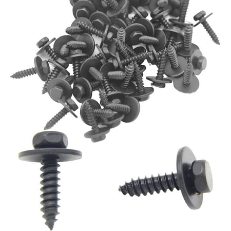 07147129160 Hex Head Screw (60Pcs) Bumper Cover M4.8-1.61 x16mm Engine ...