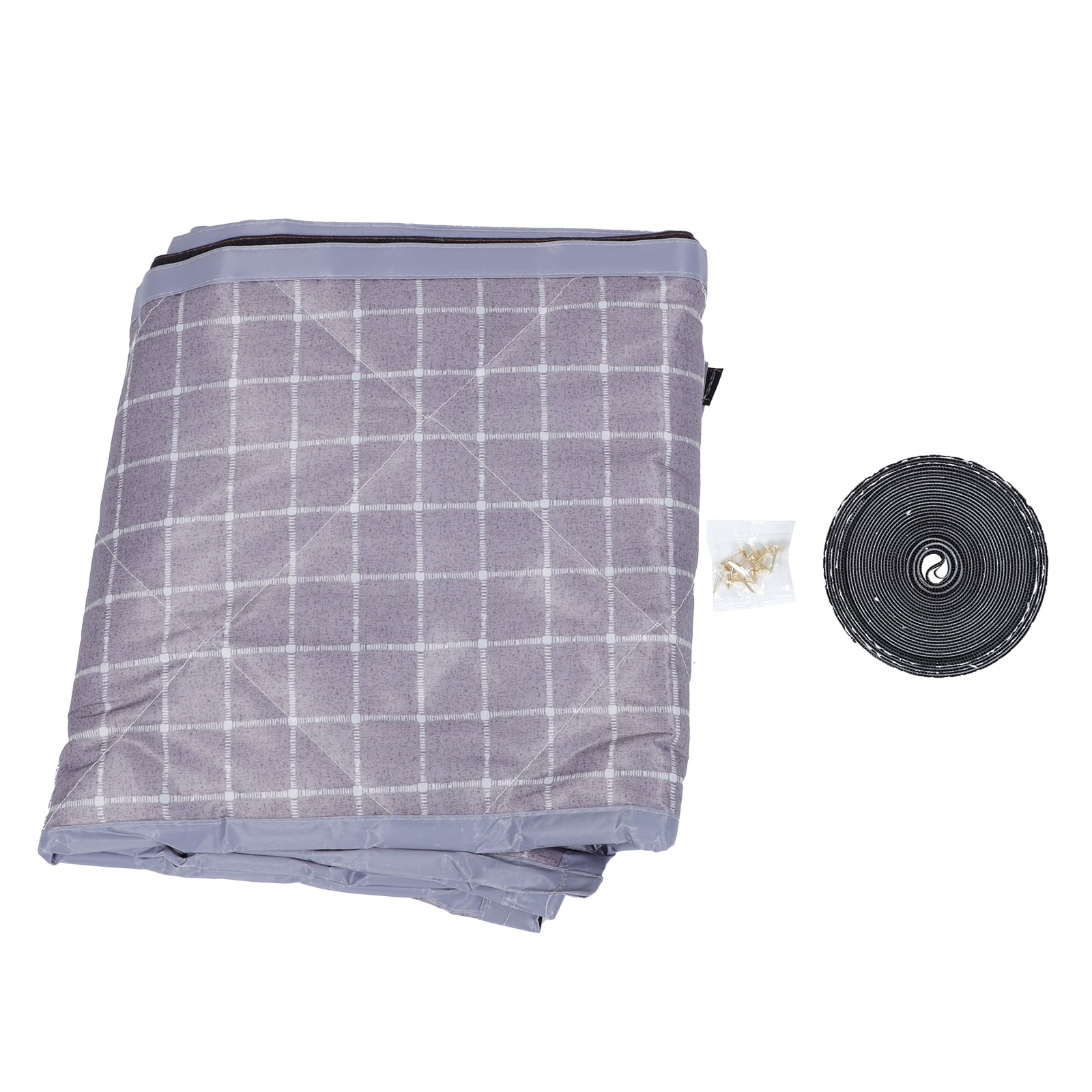 1set Magnetic Thermal Insulated Door Curtain Storm Wind Insulation ...