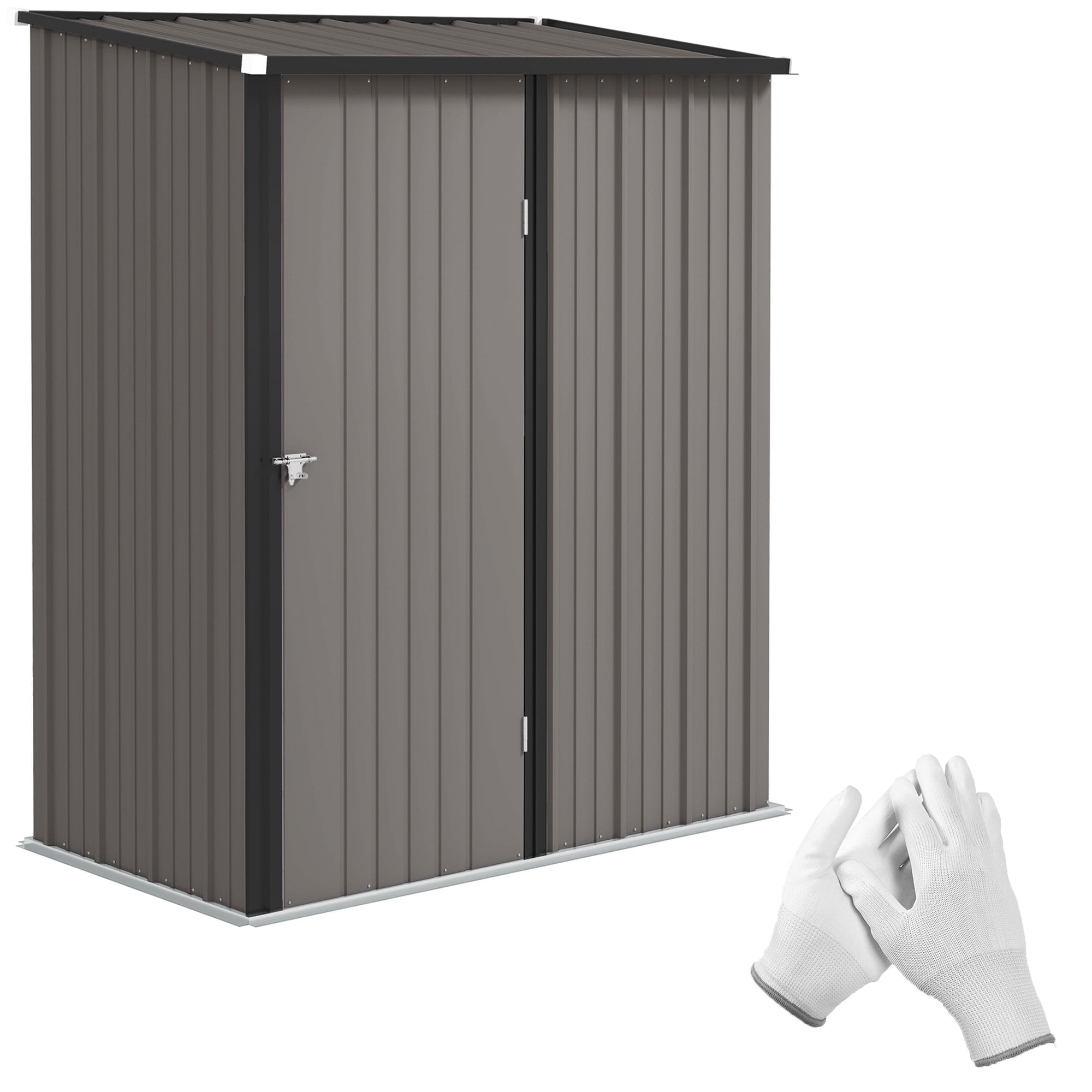Click here for Outsunny 5x3 Outdoor Storage Shed W/ Single Door... prices