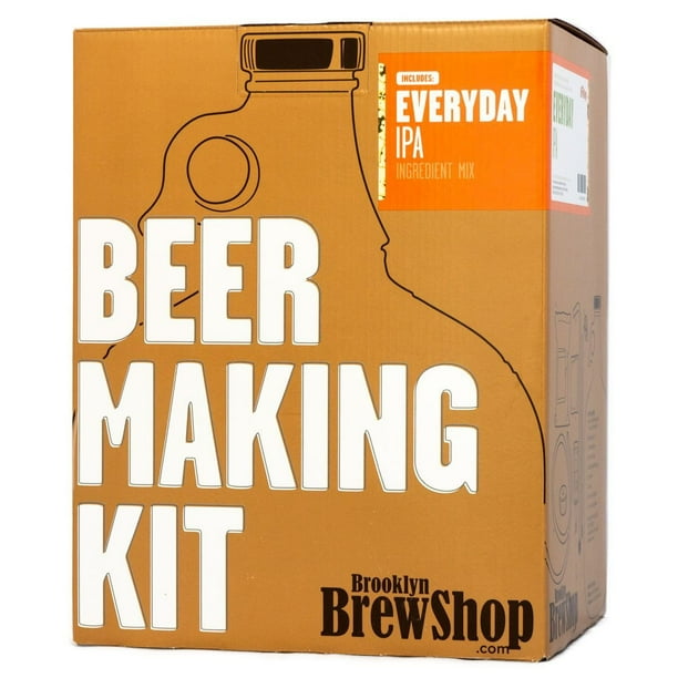 Kit para hacer cerveza Brooklyn Brew Shop Everyday IPA Glass | Walmart ...
