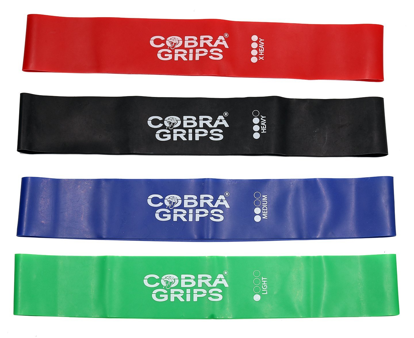Cobra Grips Resistance Loop Bands Exercise Workout Bands - Best for ...