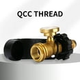 Roastove Universal Fit Propane Tank Adapter, Converts POL to QCC1 ...