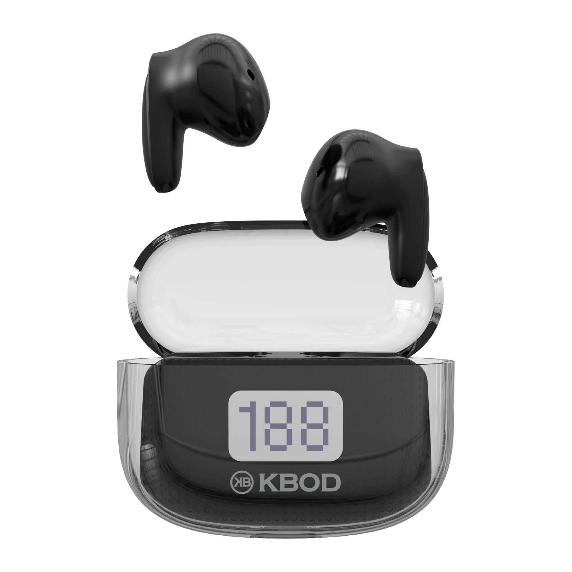 Audífonos Inalámbricos TWS KBOD C12 BT 5.3 Con Carga Tipo C Negro ...