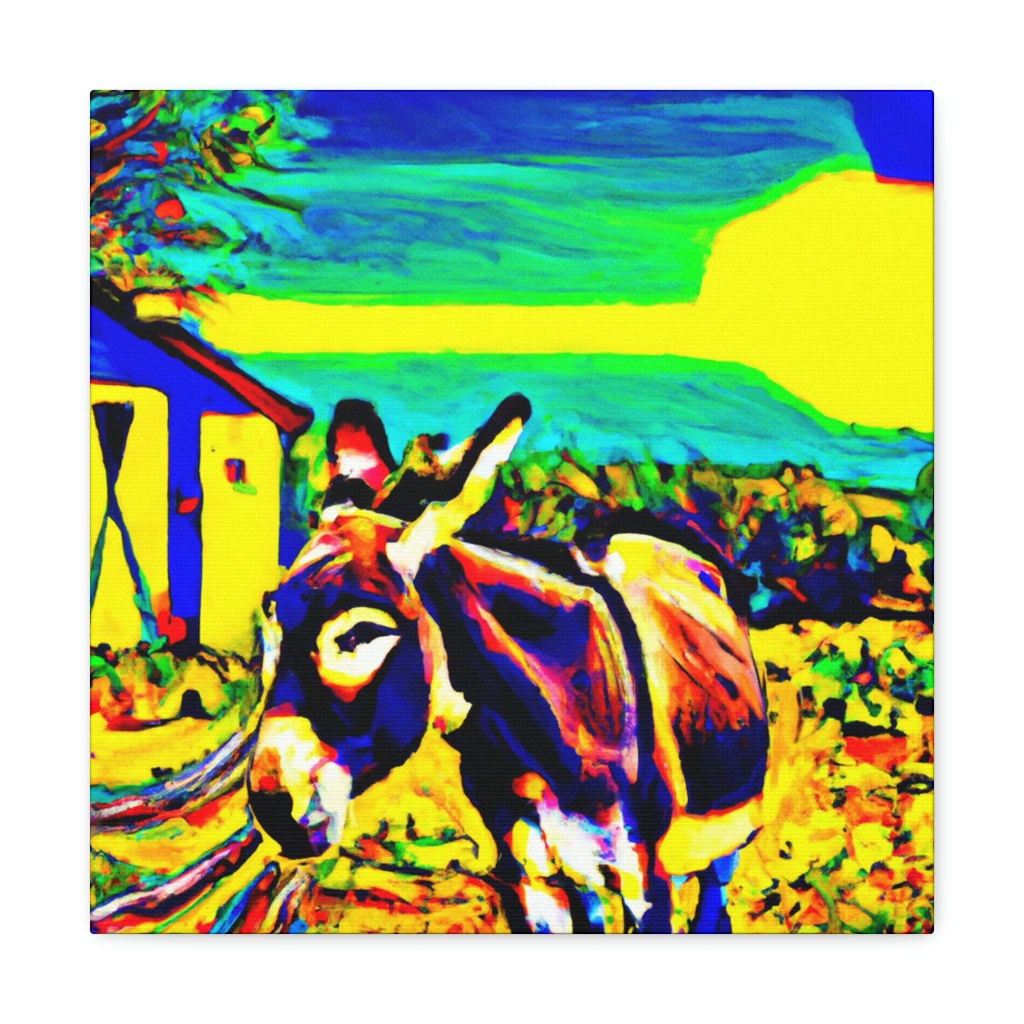 Mule in Pop Art - Canvas - Walmart.com