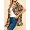 Made by Johnny Women's Kimono Style Short Sleeve Dolman Cardigan L ...