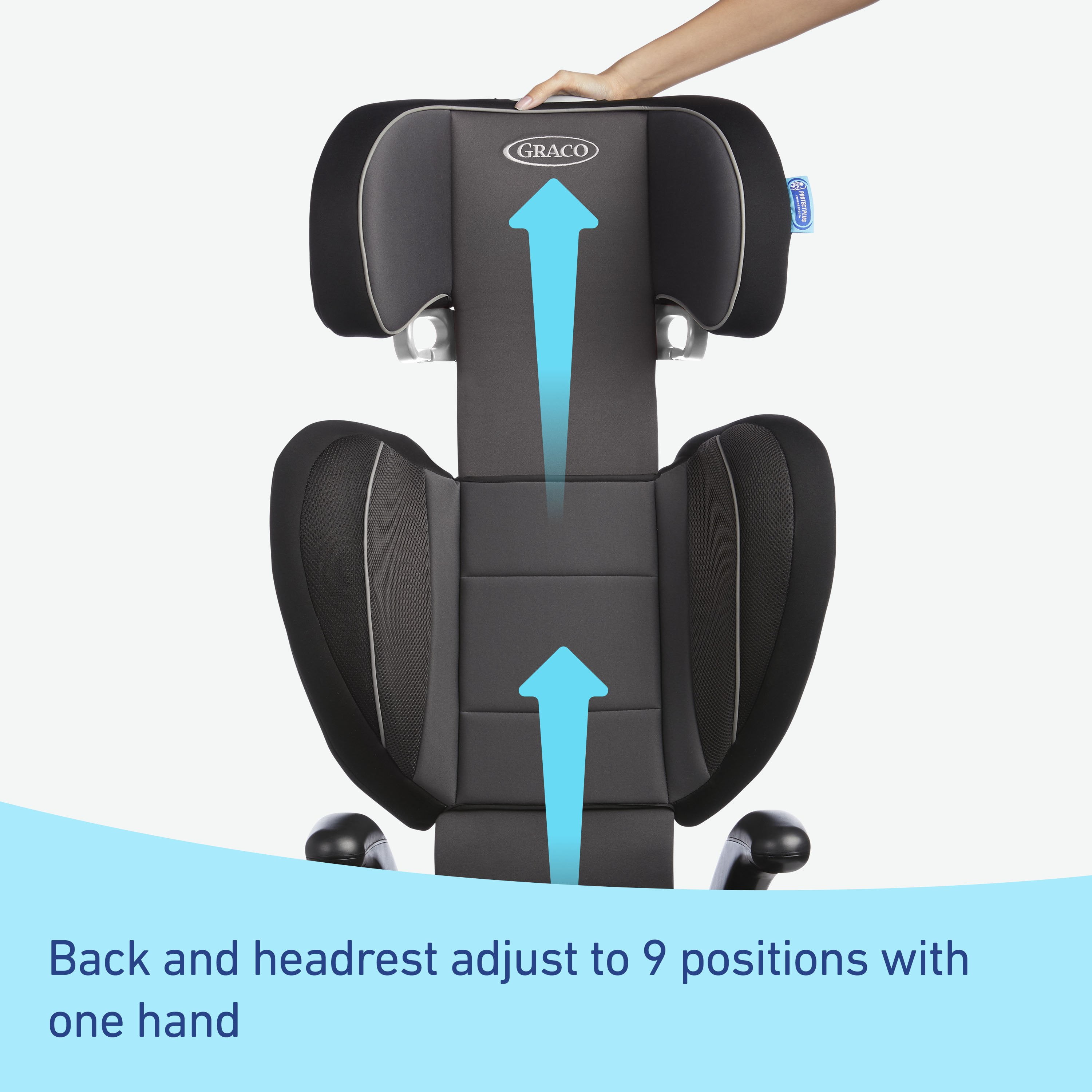 Graco TurboBooster Stretch2Fit Forward Facing Booster Seat, Spencer ...