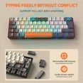 ZIYOU LANG T60 Wired 60% TKL Mechanical Gaming Keyboard with Led ...