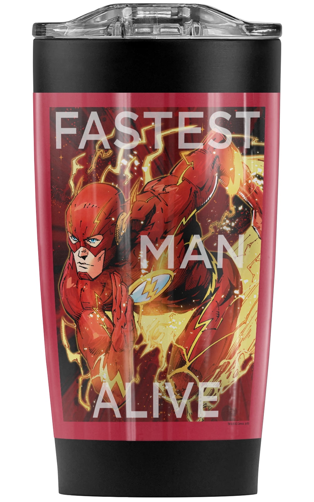 The Flash Fastest Man Alive Poster Stainless Steel Tumbler 20 oz Coffee ...
