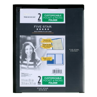Five Star Pocket and Prong Two Pocket Paper Folder, Assorted Colors ...
