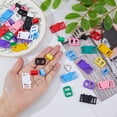 64Pcs Safety Breakaway Buckle 25 Styles Plastic Buckles Bag Buckle Belt ...