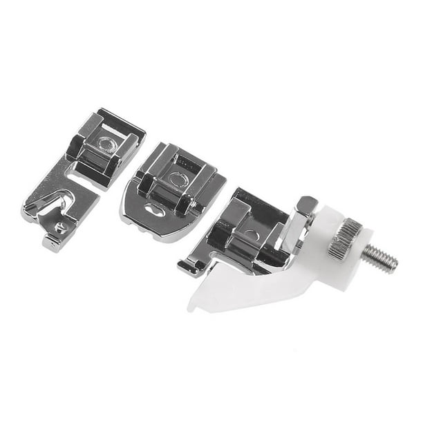 Bewildely Prensatelas para dobladillo enrollado, máquina de coser a presión con dobladillo de ...