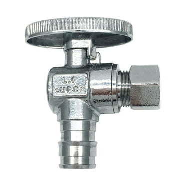 THEWORKS® Multi-Turn Straight Stop Valve, 1/2" SWT Inlet x 3/8" O.D ...